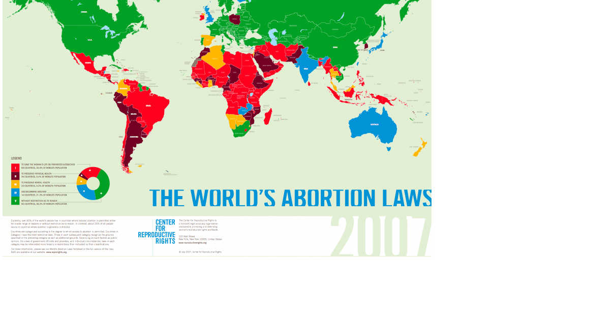 Legal World Map – Women on Waves